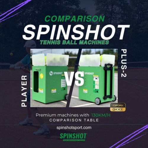 Comparison chart - Premium Spinshot tennis ball machine